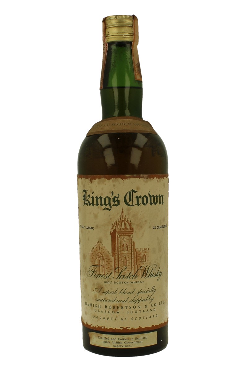King Crown BLENDED Scotch Whisky Bot 60/70's 75cl 40% - Products ...