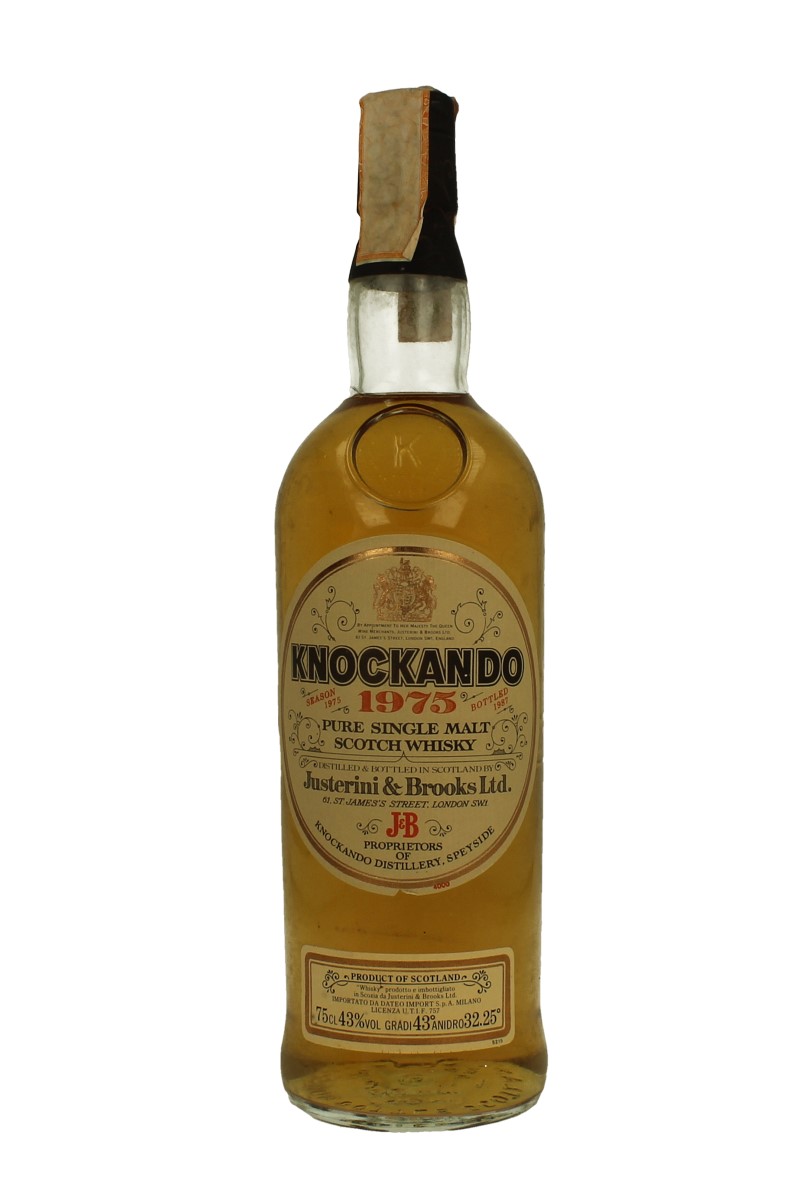 KNOCKANDO 12 Years Old 1975 1987 75cl 43% OB - Products - Whisky ...