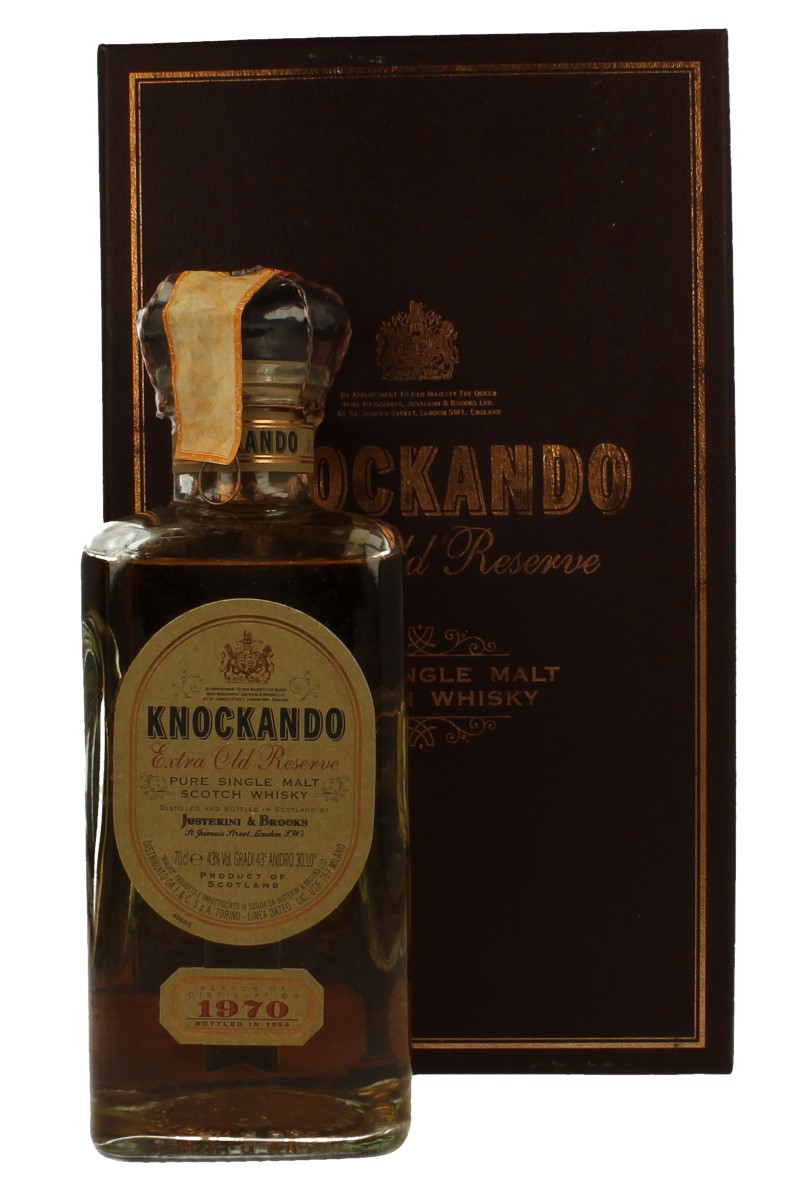 KNOCKANDO 1970 1994 75cl 43% - Products - Whisky Antique, Whisky & Spirits