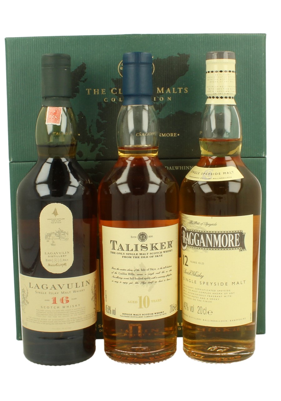 LAGAVULIN-TALISKER CRAGGAMORE GIFT SET 3 X 20 CL - Products - Whisky ...