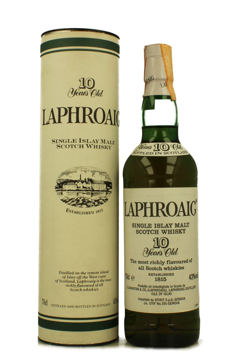 Laphroaig Islay Scotch Whisky 10 Years Old Bot in The 90's early 2000 ...
