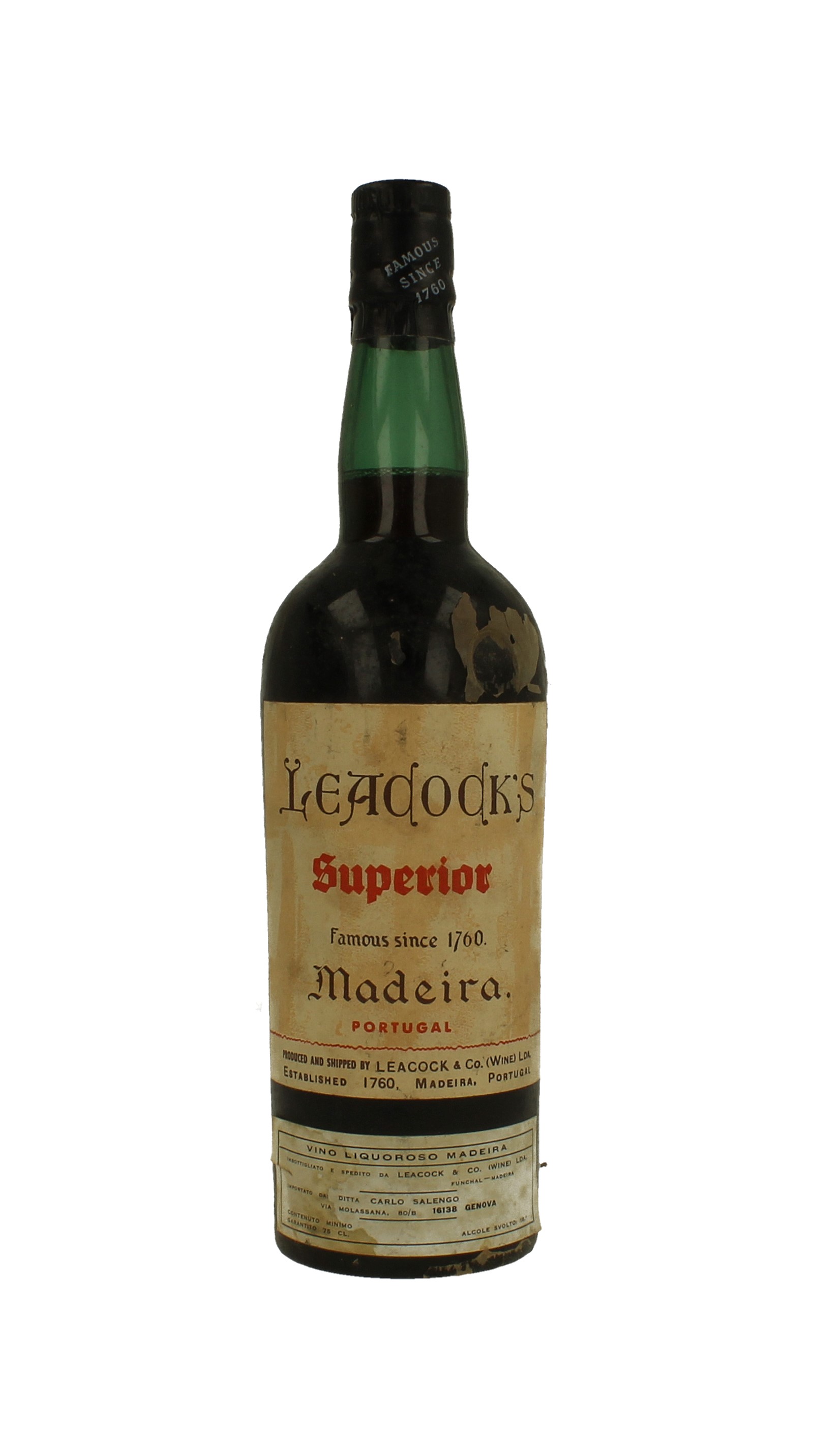 Leadodk Madeira Wine Bot 60/70's 75cl superior - Products - Whisky ...
