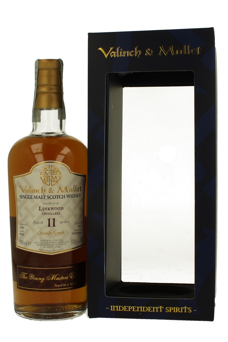 LINKWODD 11 Years Old 2010 2022 70cl 53.2 % Valinch & Mallet cask 134 ...