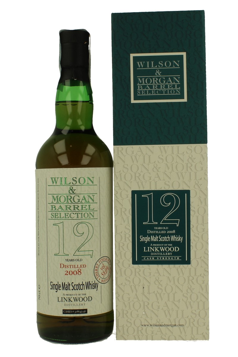 LINKWOOD 12 years old 2008 2020 70cl 58% Wilson & Morgan Sherry finish ...