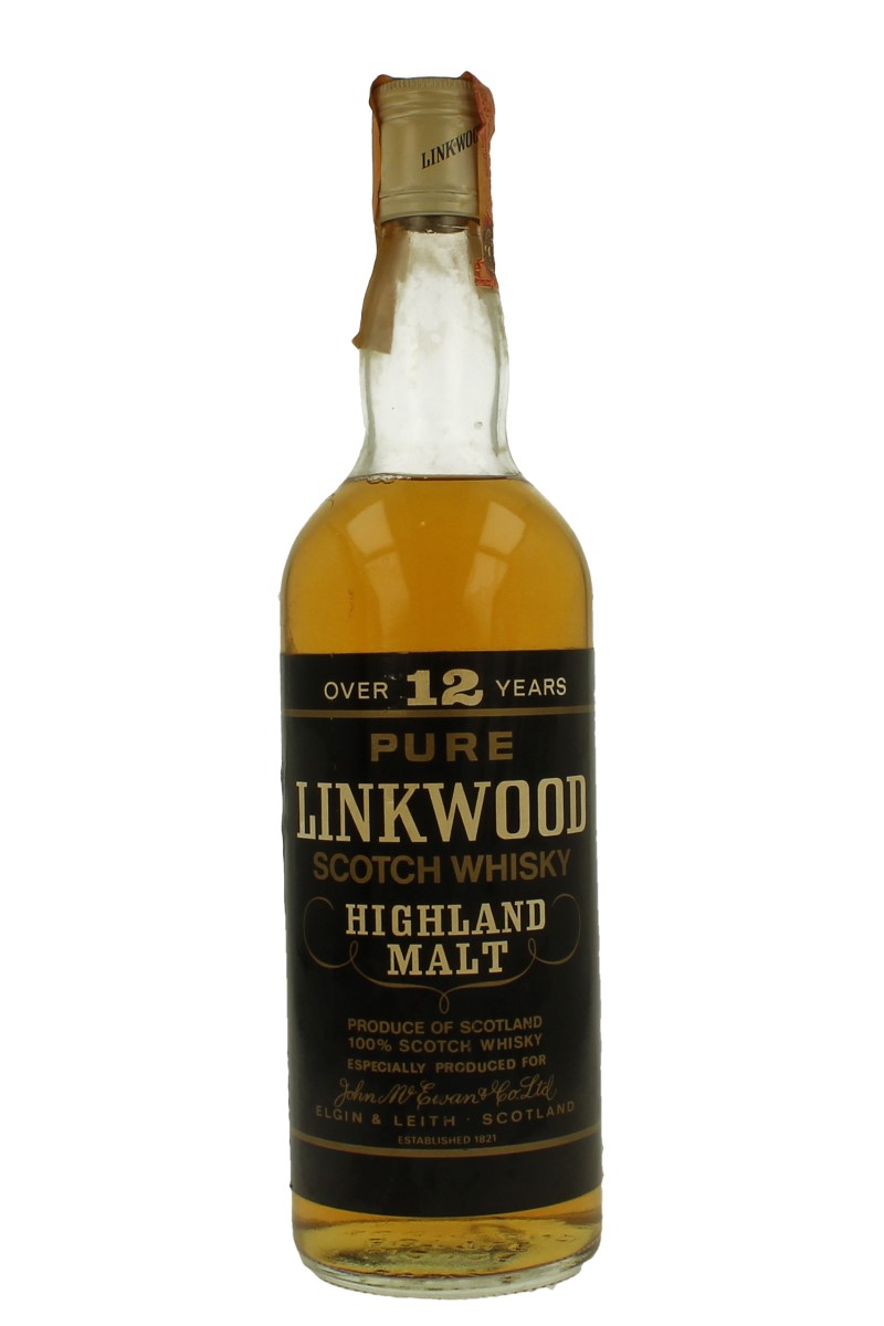LINKWOOD 12 years old Bot 60/70's 75cl 43% OB- - Products - Whisky ...