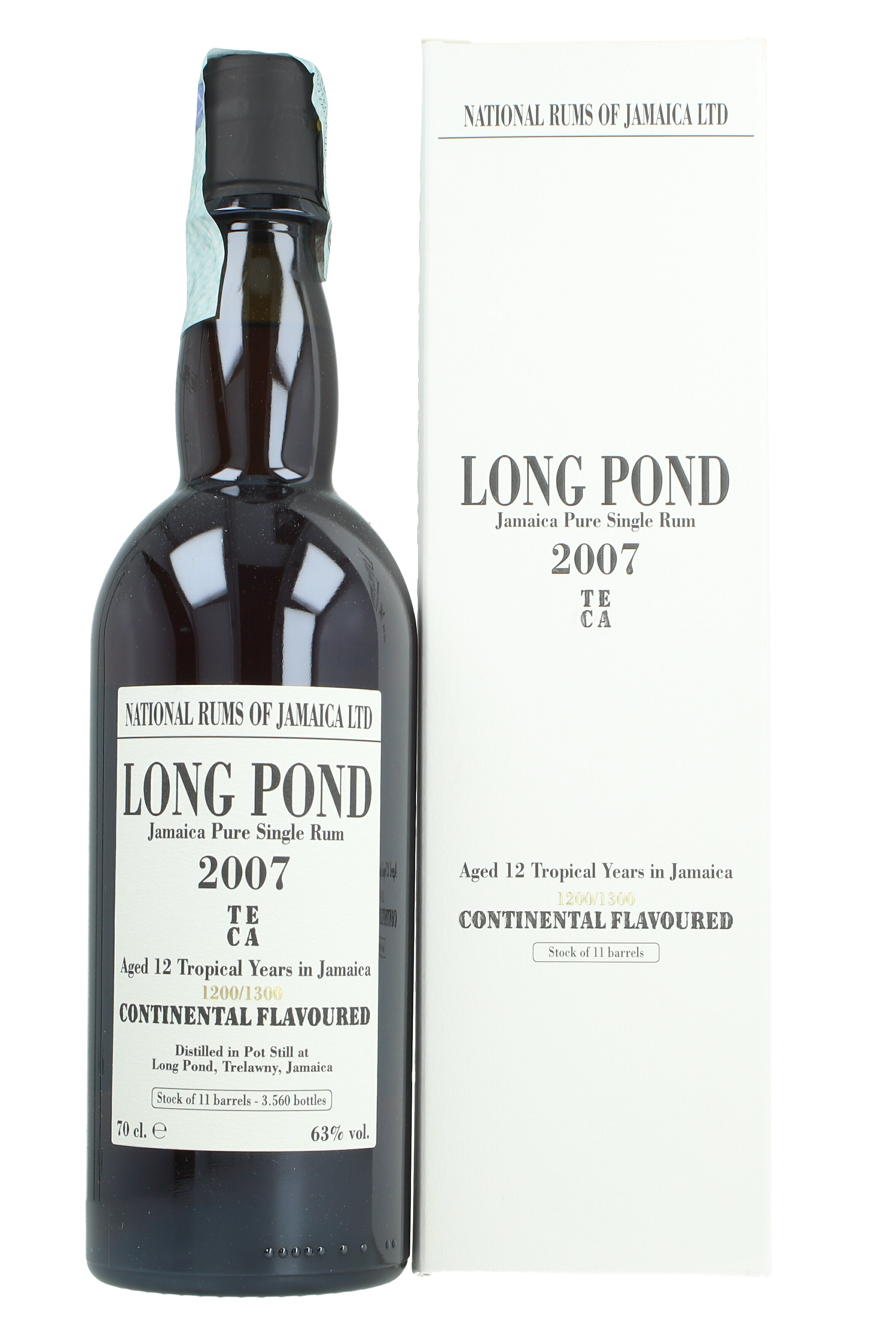 Long Pond Jamaica Rum 12 Year Old 2007 70cl 63% Velier - - Products ...