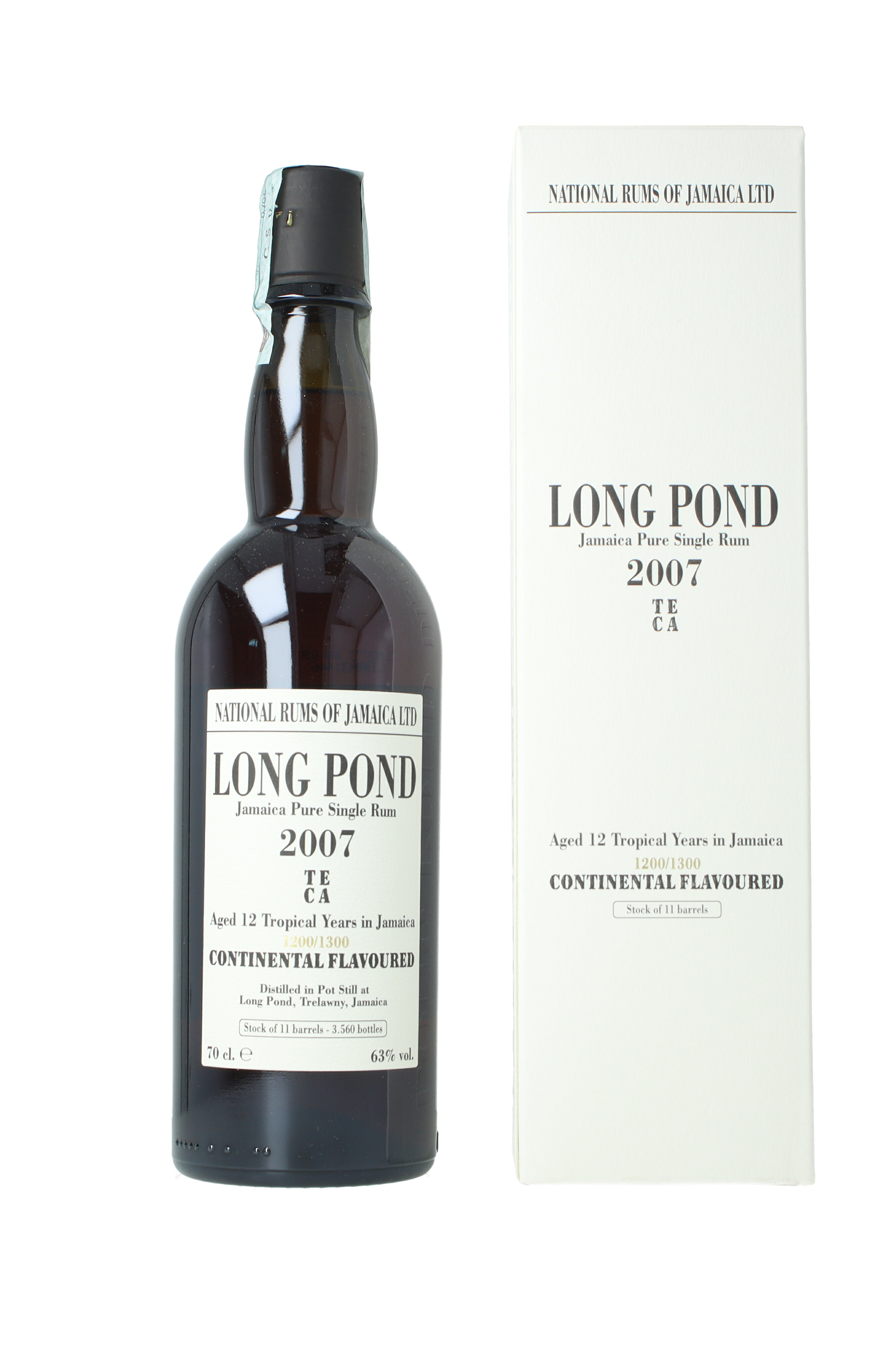 Long Pond Jamaica Rum 12 Year Old 2007 70cl 63% Velier - Teca ...