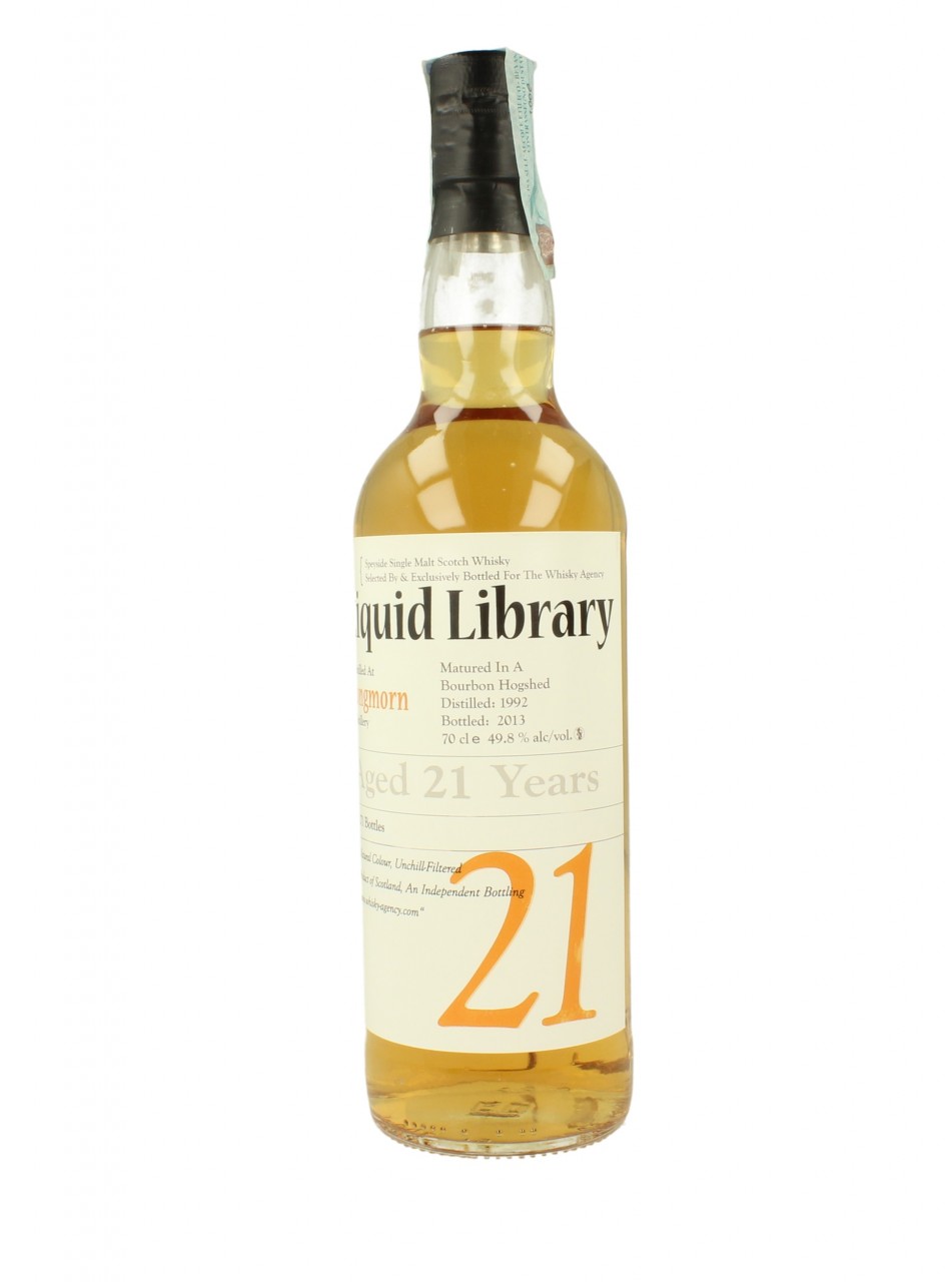 LONGMORN 21yo 1992 2013 70cl 49.8% The Whisky Agency - Liquid Library ...