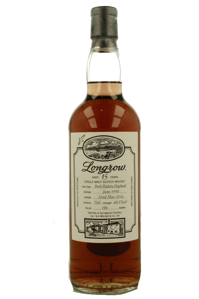 Longrow Campbeltown Scotch Whisky 15 Years Old 1998 2014 70cl 48.1% OB ...