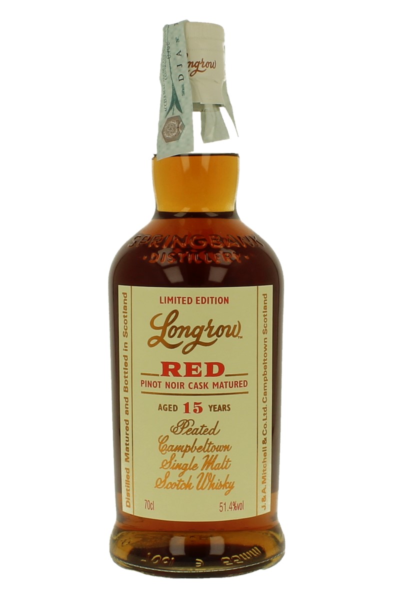 Longrow Red 15 years old 70cl 51.4% Pinot Noir Cask Matured - Products ...