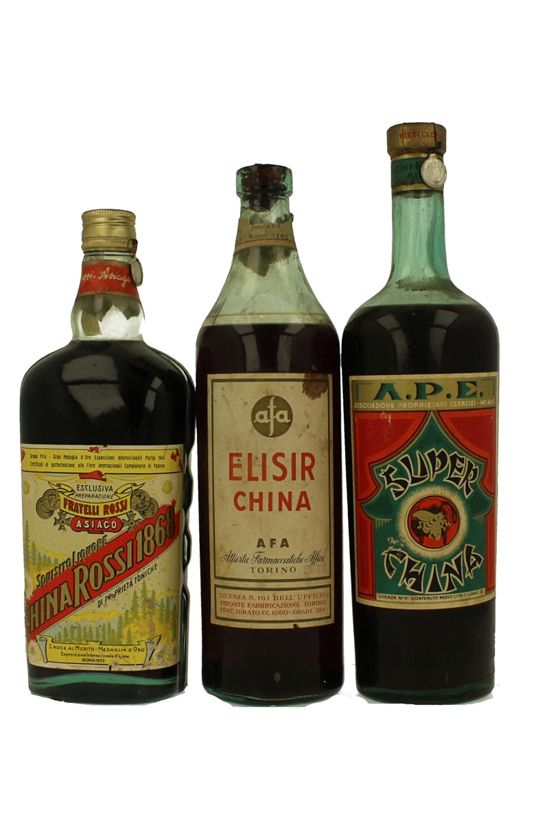 lot of 3 old Italian Liquor China Mixed Bot.1940/50's and 60's 75cl ...