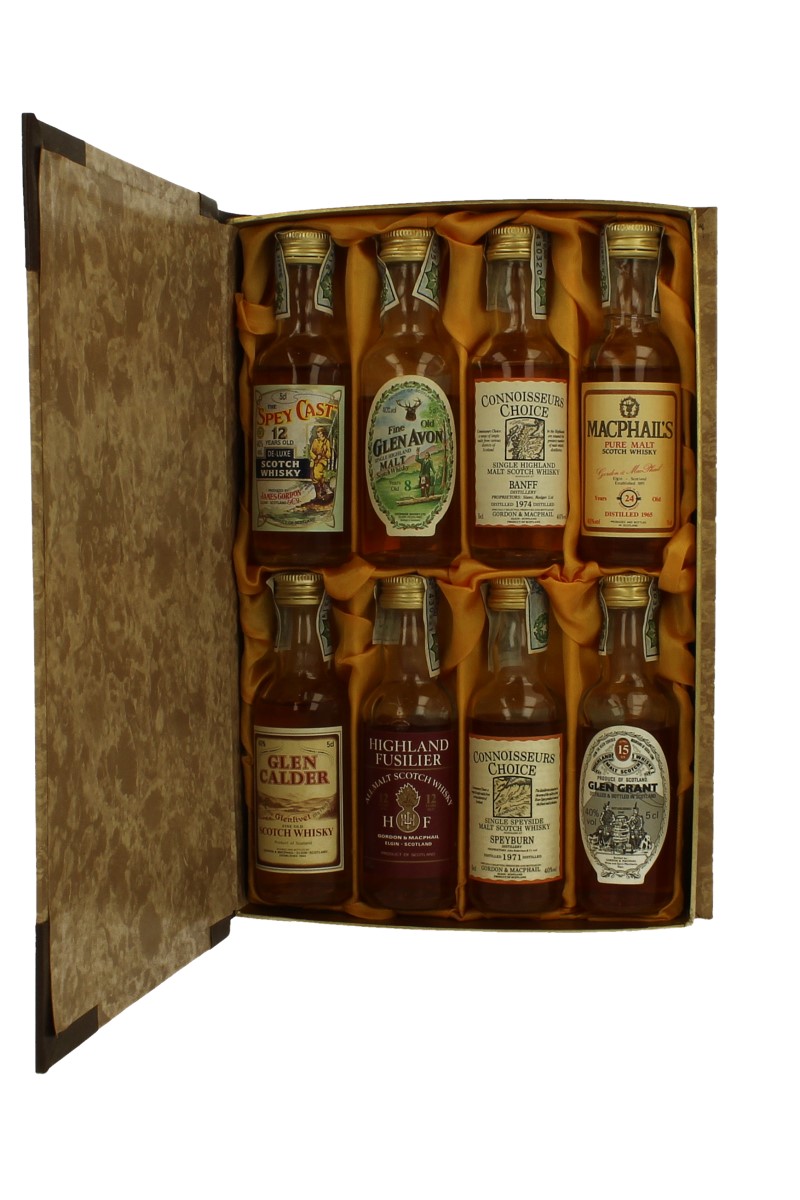 lot of 40 mixed Miniature 40x 5cl Gordon MacPhail - special gift boxes ...