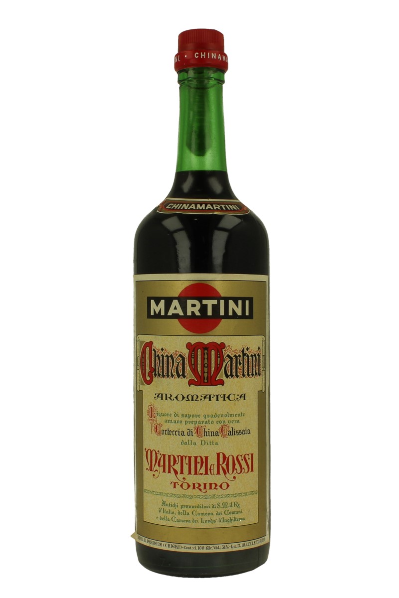 lot of 6 old Italian Liquor Elixir China Martini Bot 60/70's maybe 50's ...