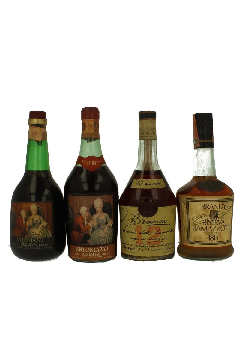 lot of 7 old Italian Brandy Mixed Bot 60's 75cl 40% - Products - Whisky ...