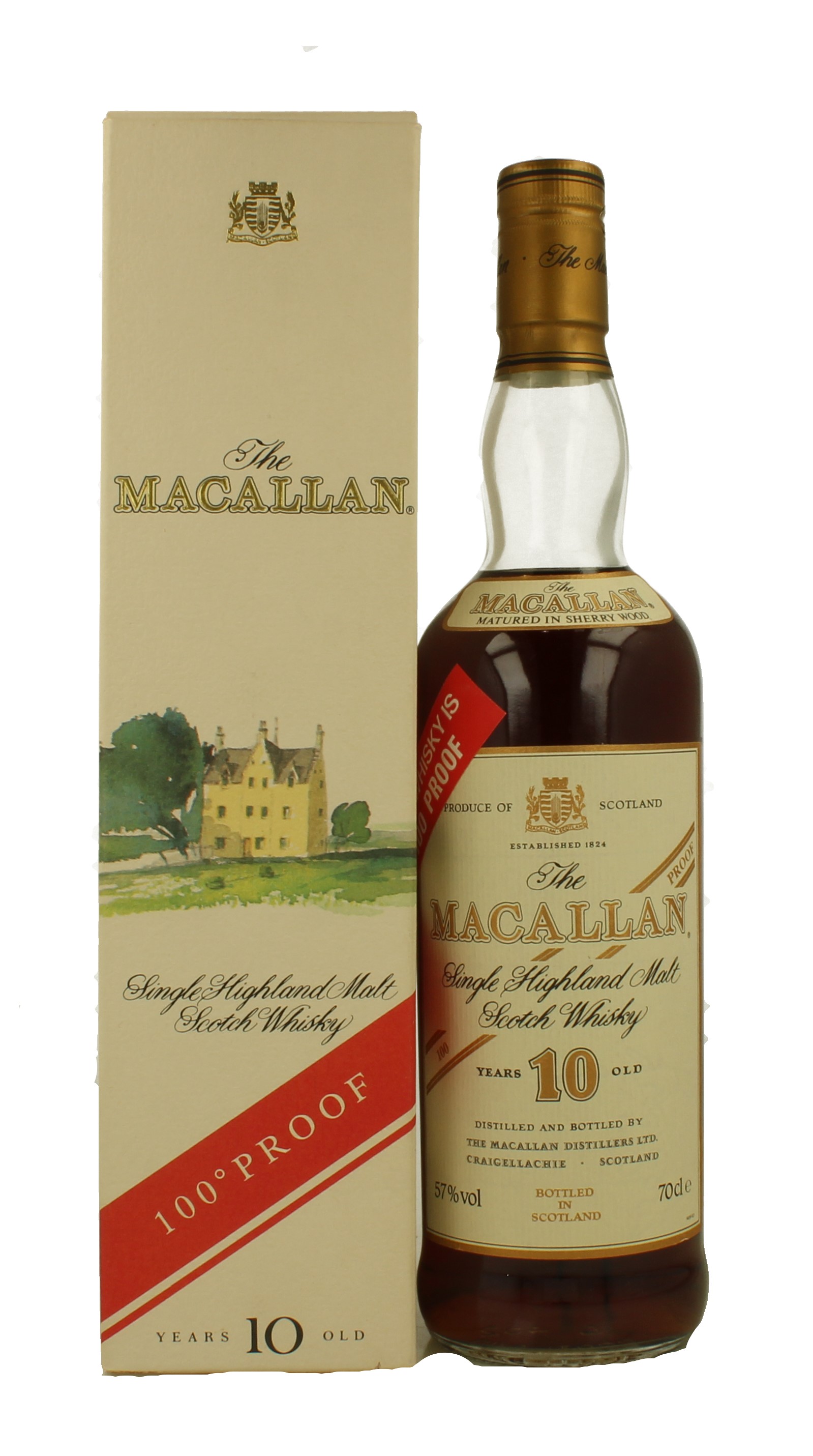 MACALLAN 10 YEARS OLD 70cl 100°proof OB- - Products - Whisky Antique ...