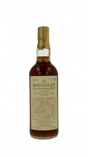 MACALLAN 25 Years Old 1958 1984 75cl 43% ANNIVERSARY MALT - Products ...