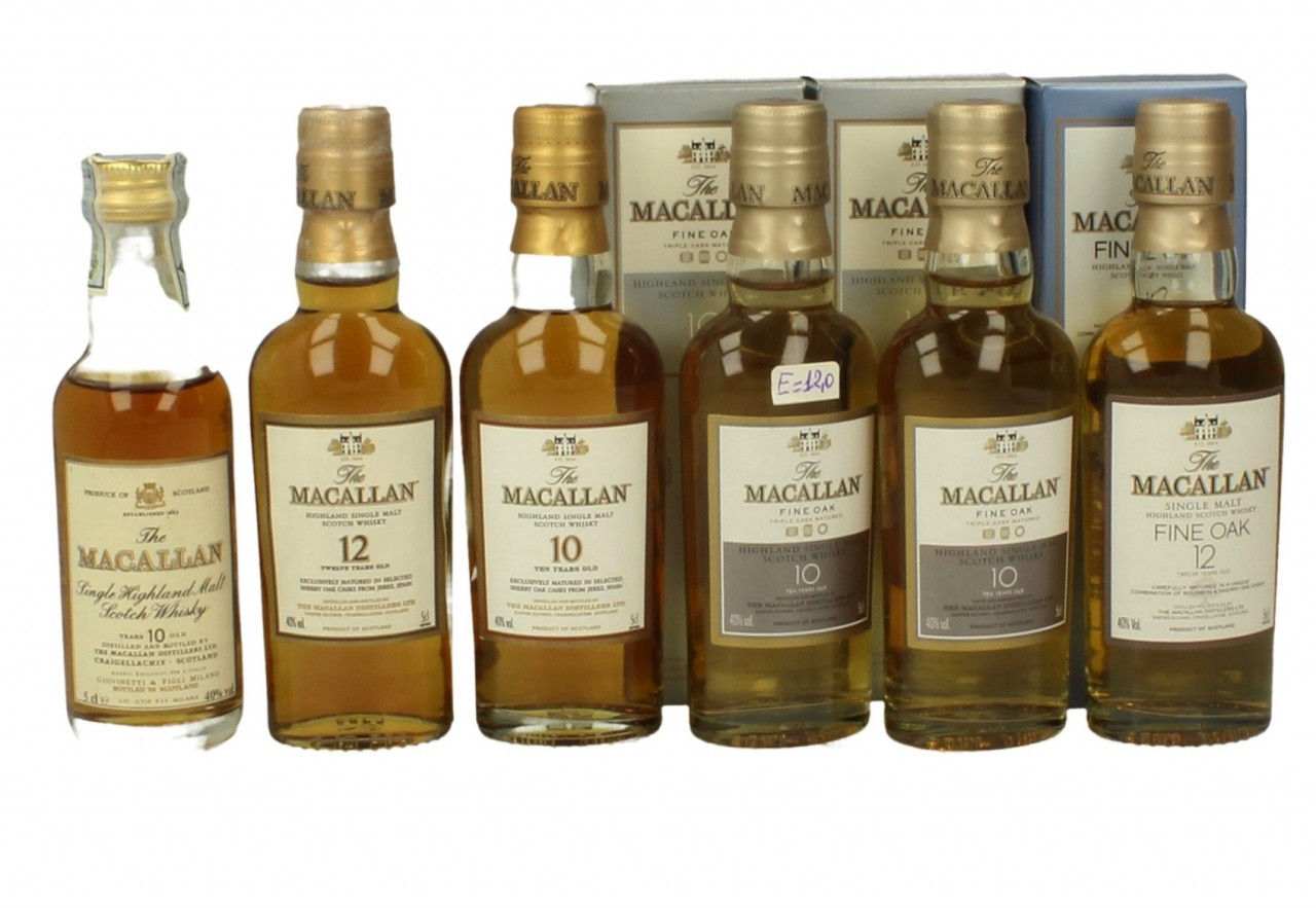 MACALLAN 5CL 6 VERY RARE MINIATURES 10-12 YO - Products - Whisky ...