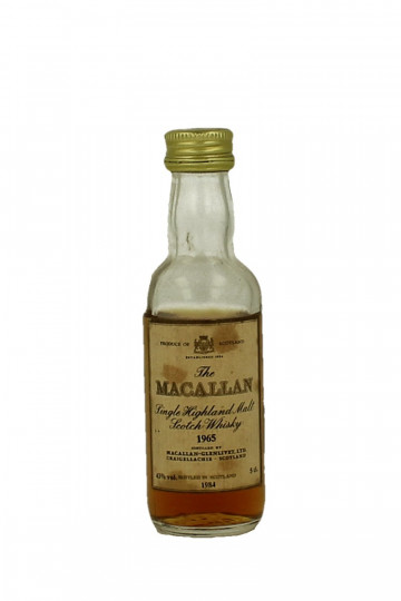 Macallan Miniature 1965 1984 5cl 43% - Products - Whisky Antique ...