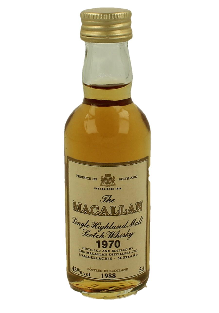 MACALLAN miniature 1970 1988 5cl 50% OB - Products - Whisky Antique ...