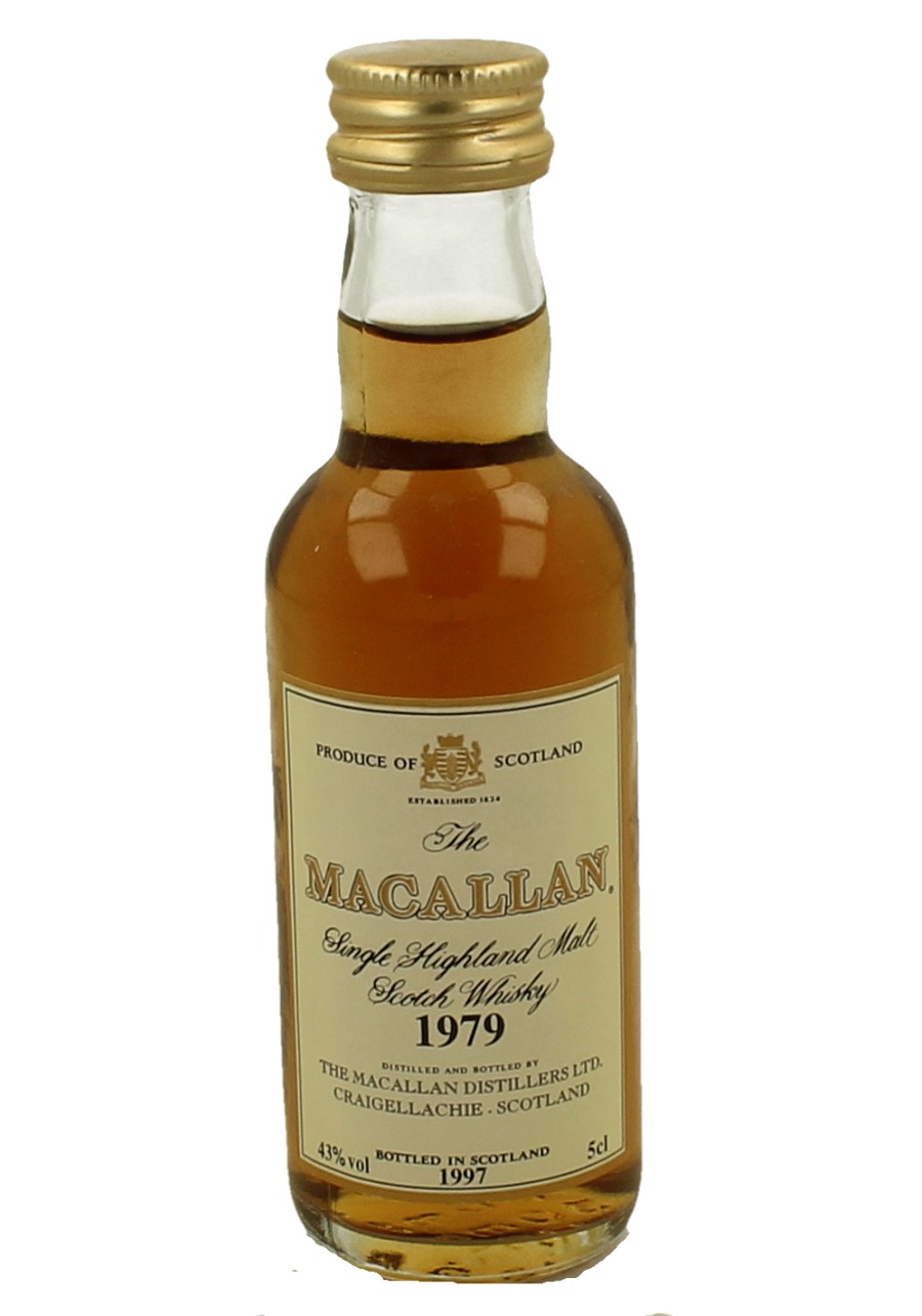 MACALLAN miniature 1979 1997 5cl 43% OB - Products - Whisky Antique ...