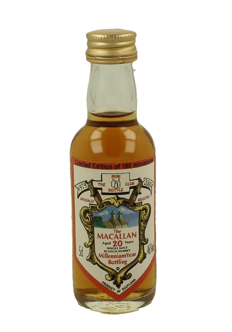 MACALLAN miniature 20yo 1979 2000 5cl 46% The Mini Bottle Club ...