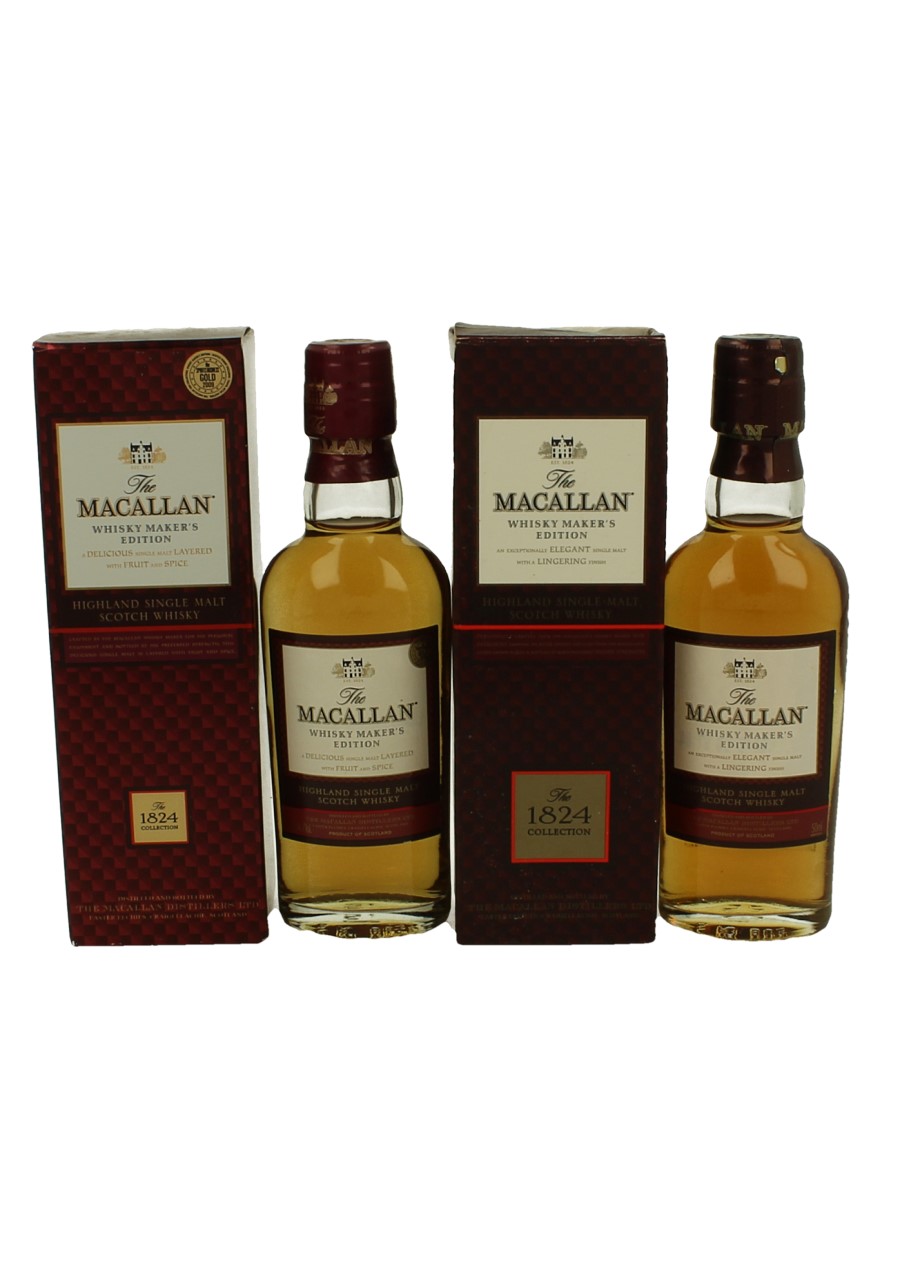 MACALLAN miniature whisky Maker edition 2x 5cl OB - Products - Whisky ...