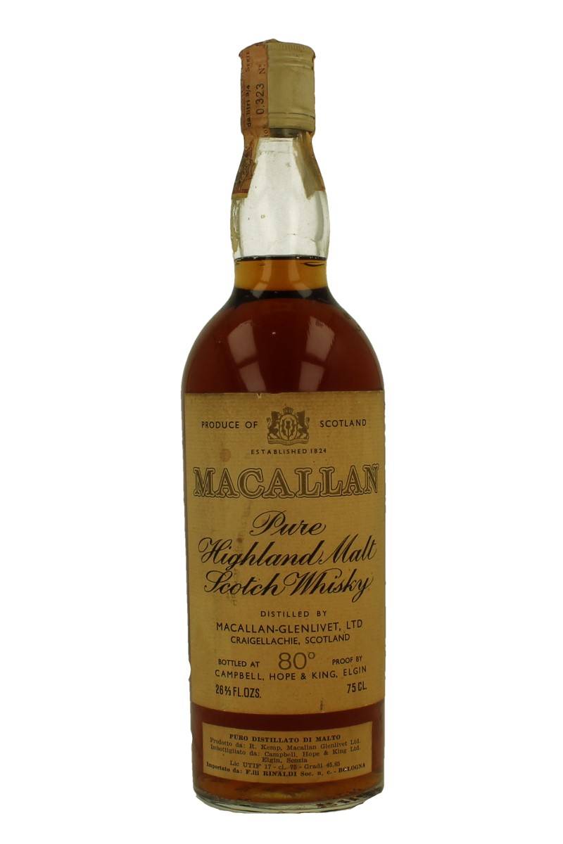 MACALLAN Over 15 Years Old 1955 75cl 45,85% OB- No Neck label Great ...