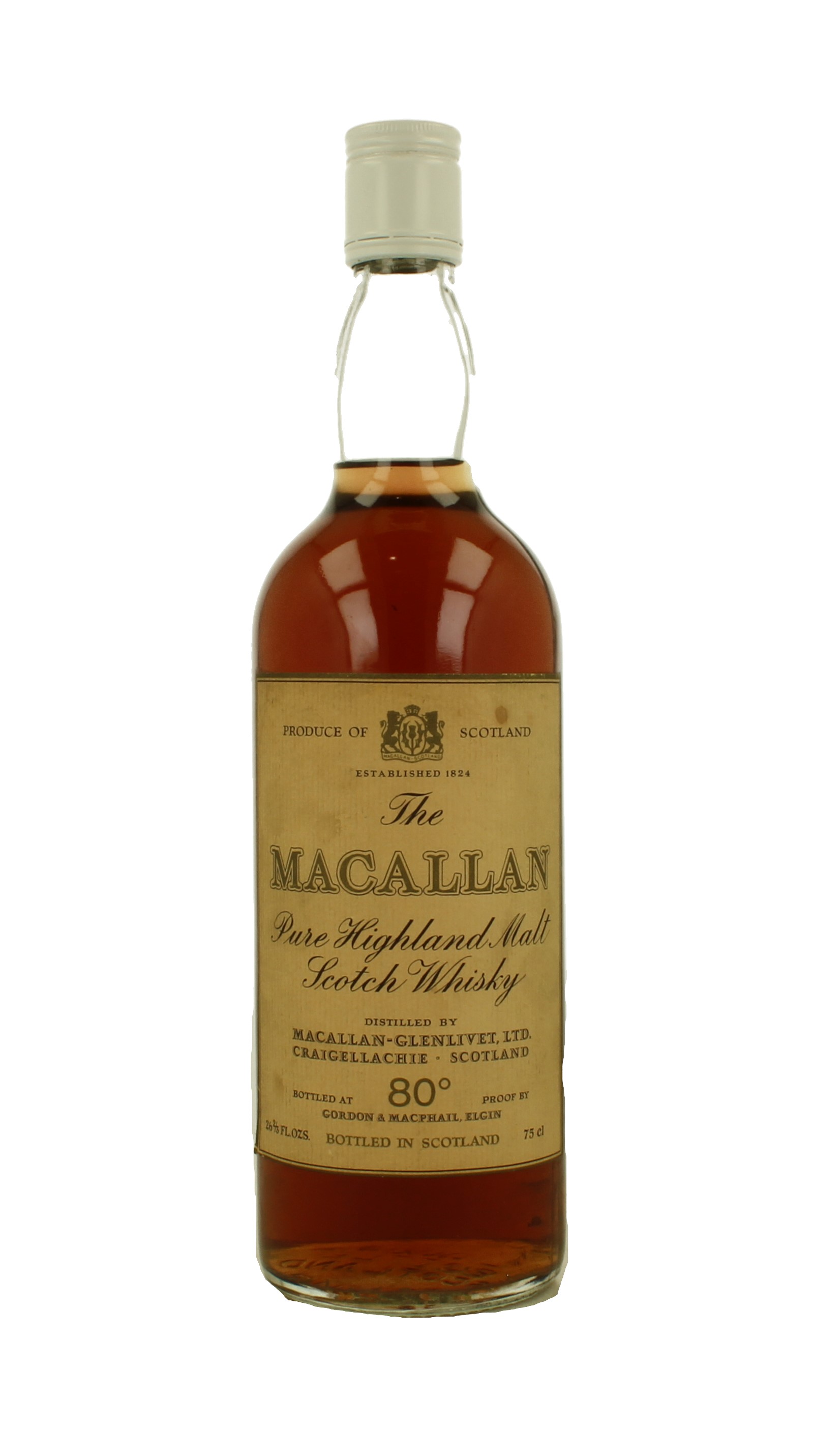 MACALLAN Over 15 Years Old 1958 OR 1959 75cl 80°Proof OB - NO NECK ...