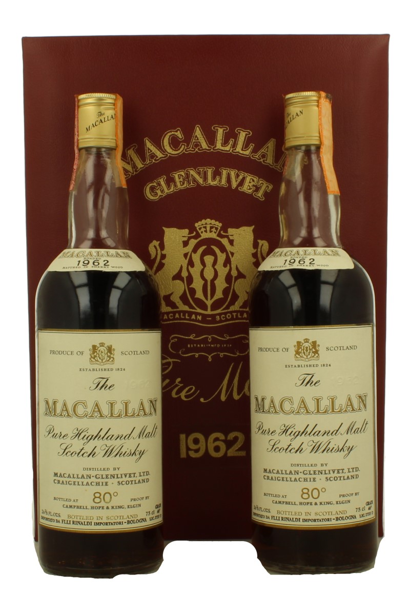 MACALLAN Pure Highland malt Scotch Whisky 1962 - Bot. in The 70's ...