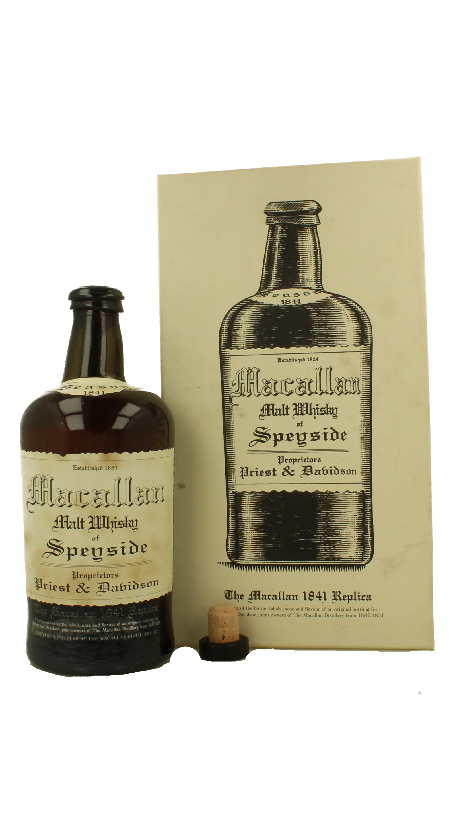 MACALLAN REPLICA 1841 70cl 41.7% - Products - Whisky Antique, Whisky ...