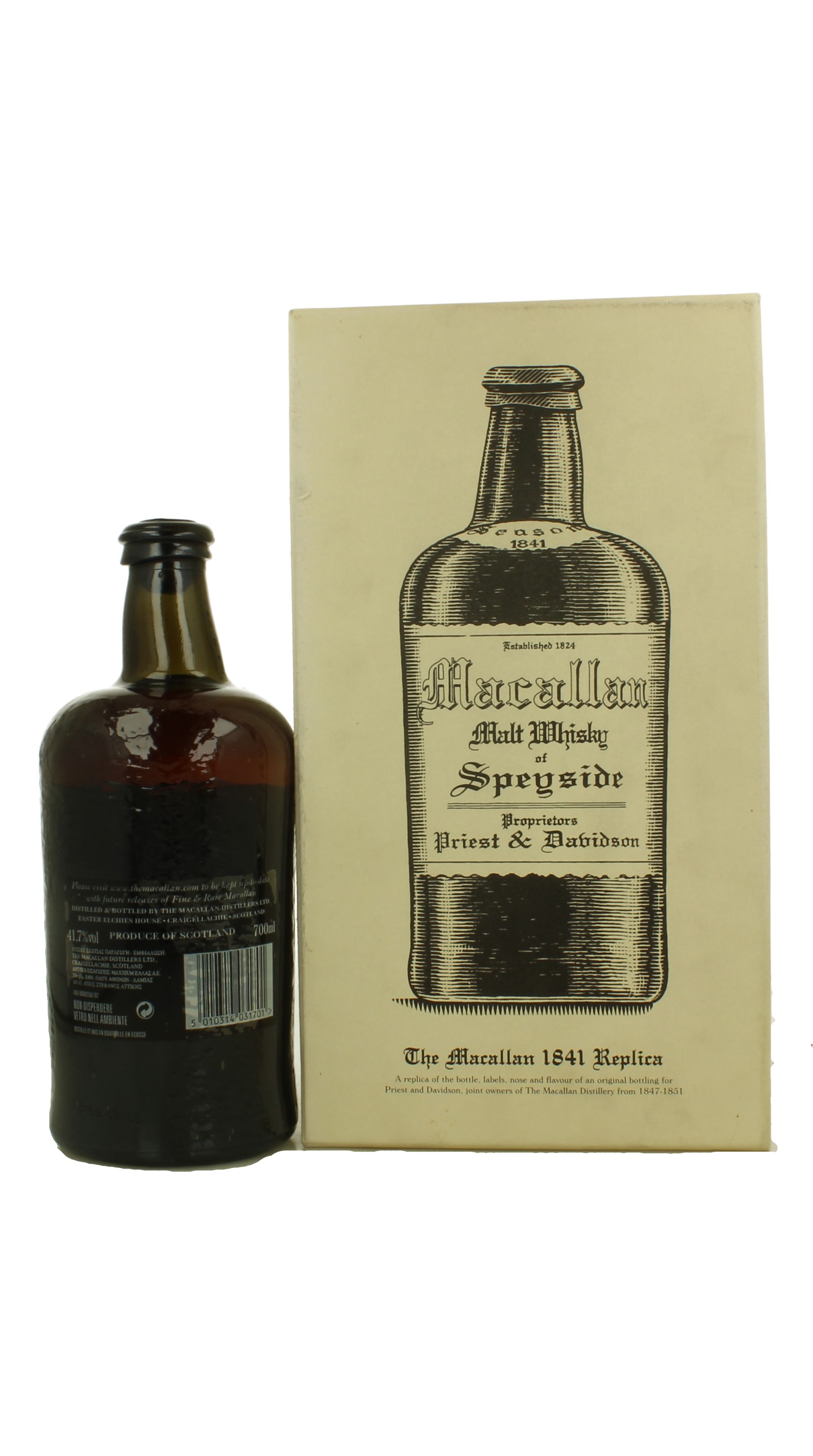 MACALLAN REPLICA 1841 70cl 41.7% OB - - Products - Whisky Antique ...