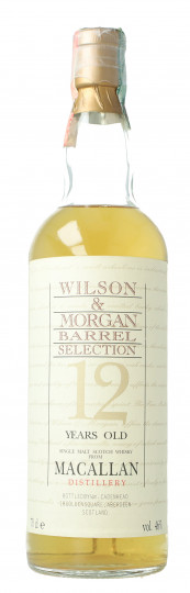 Macallan Speyside Scotch Whisky 12 Year Old 70cl 46% Wilson & Morgan ...