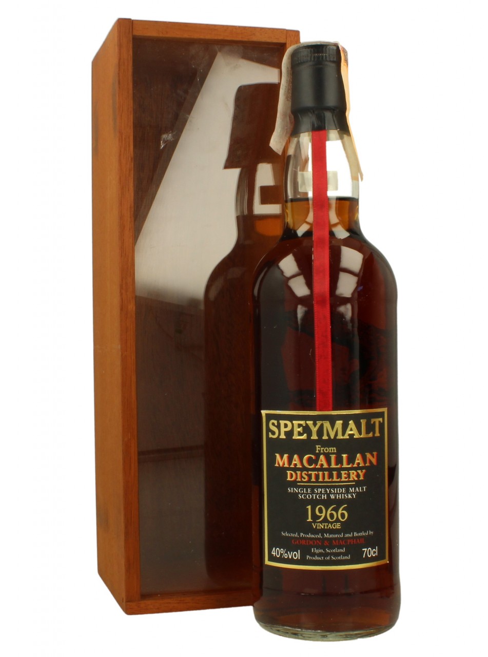 Macallan Speyside Scotch Whisky 1966 70cl 40% Gordon MacPhail ...