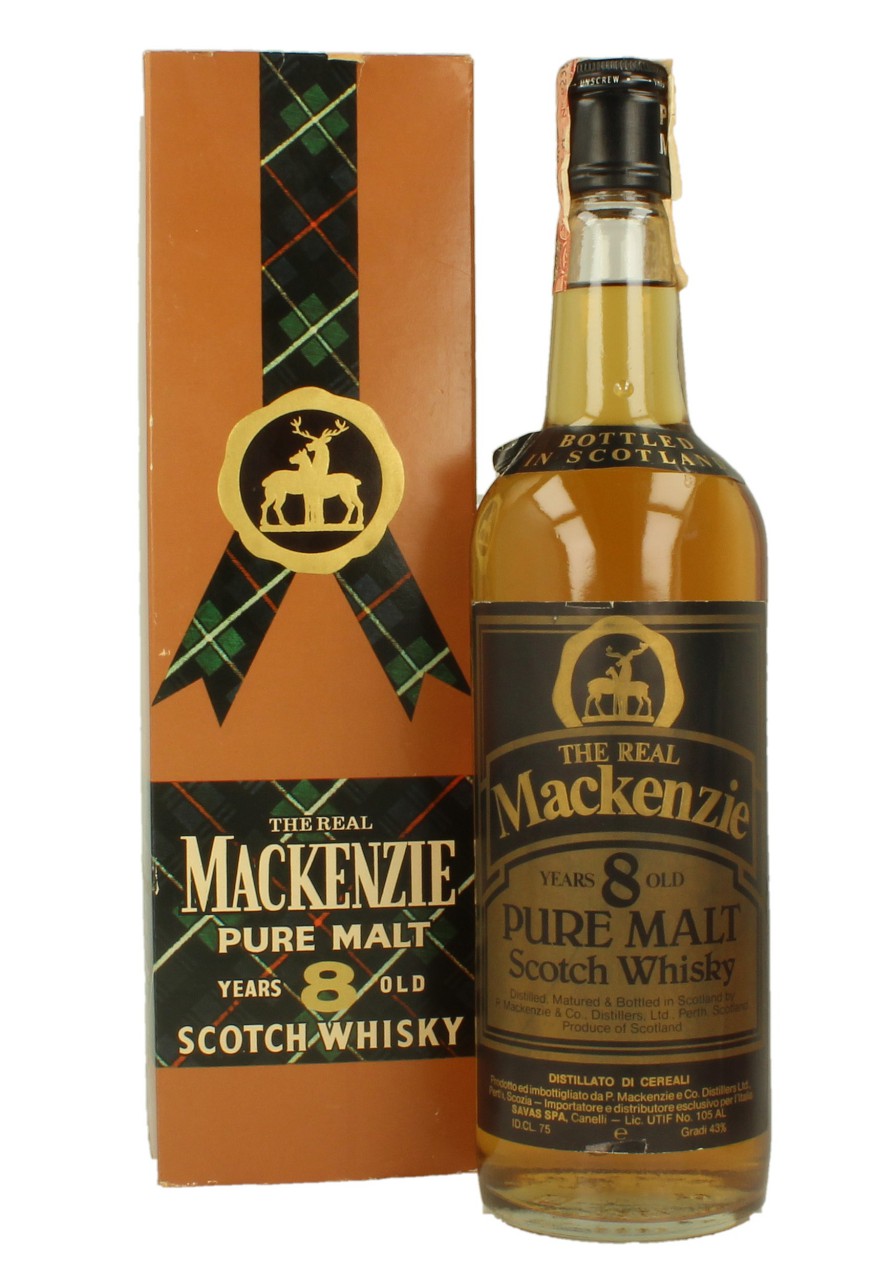 MACKENZIE Pure Malt 8yo Bot.80's 75cl 43% P.m Mackenzie & Co ...
