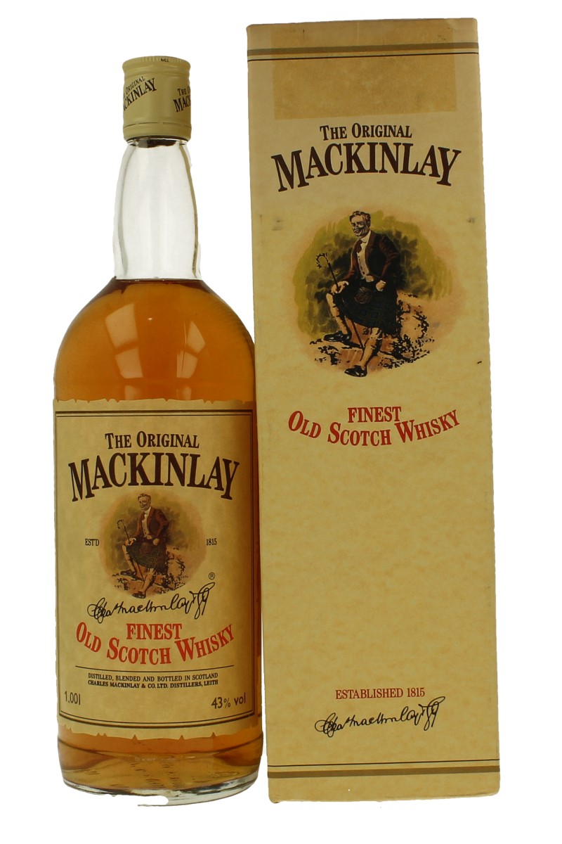 MacKinlay Finest Scotch Whisky Bot 70-80's 100cl 43% Charles Mackinlay ...