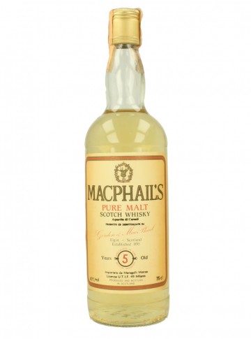 MACPHAIL'S Pure Malt 5yo Bot.80's 40% Gordon MacPhail - Products ...