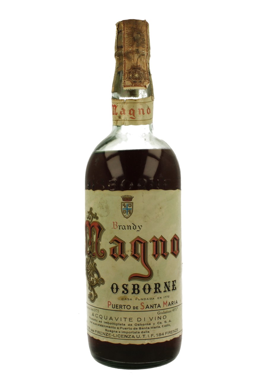 MAGNO Brandy Bot.50/60's 75cl 40.5% Osborne - Products - Whisky Antique ...