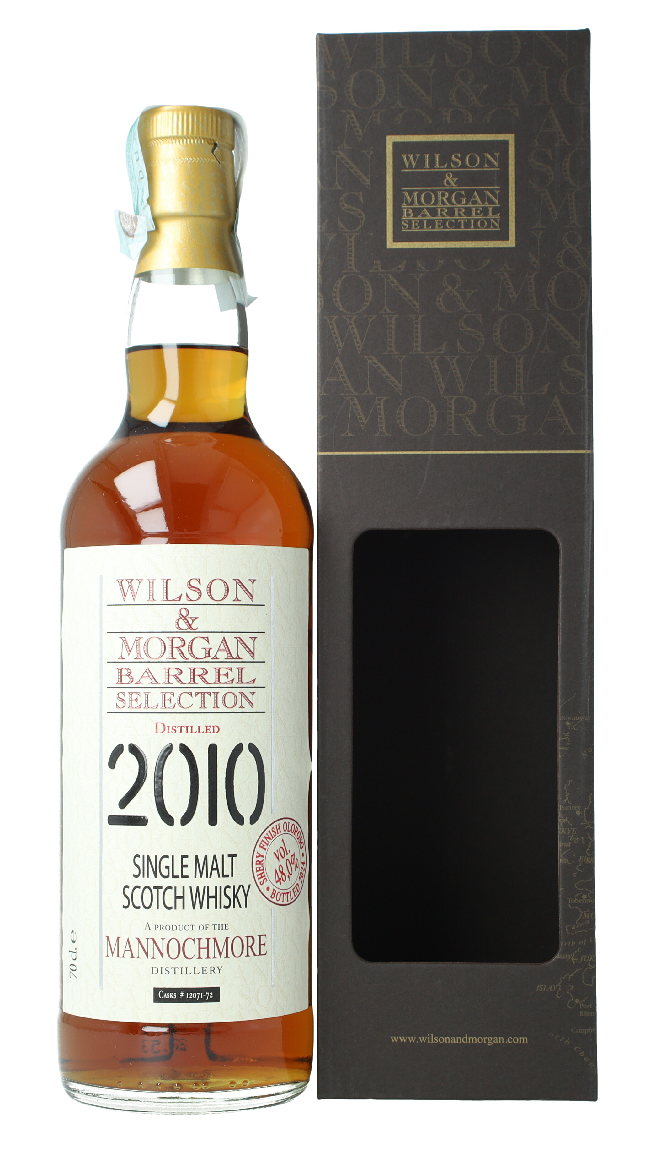 Mannochmore Speyside Scotch Whisky 2010 2024 70cl 48% Wilson & Morgan ...
