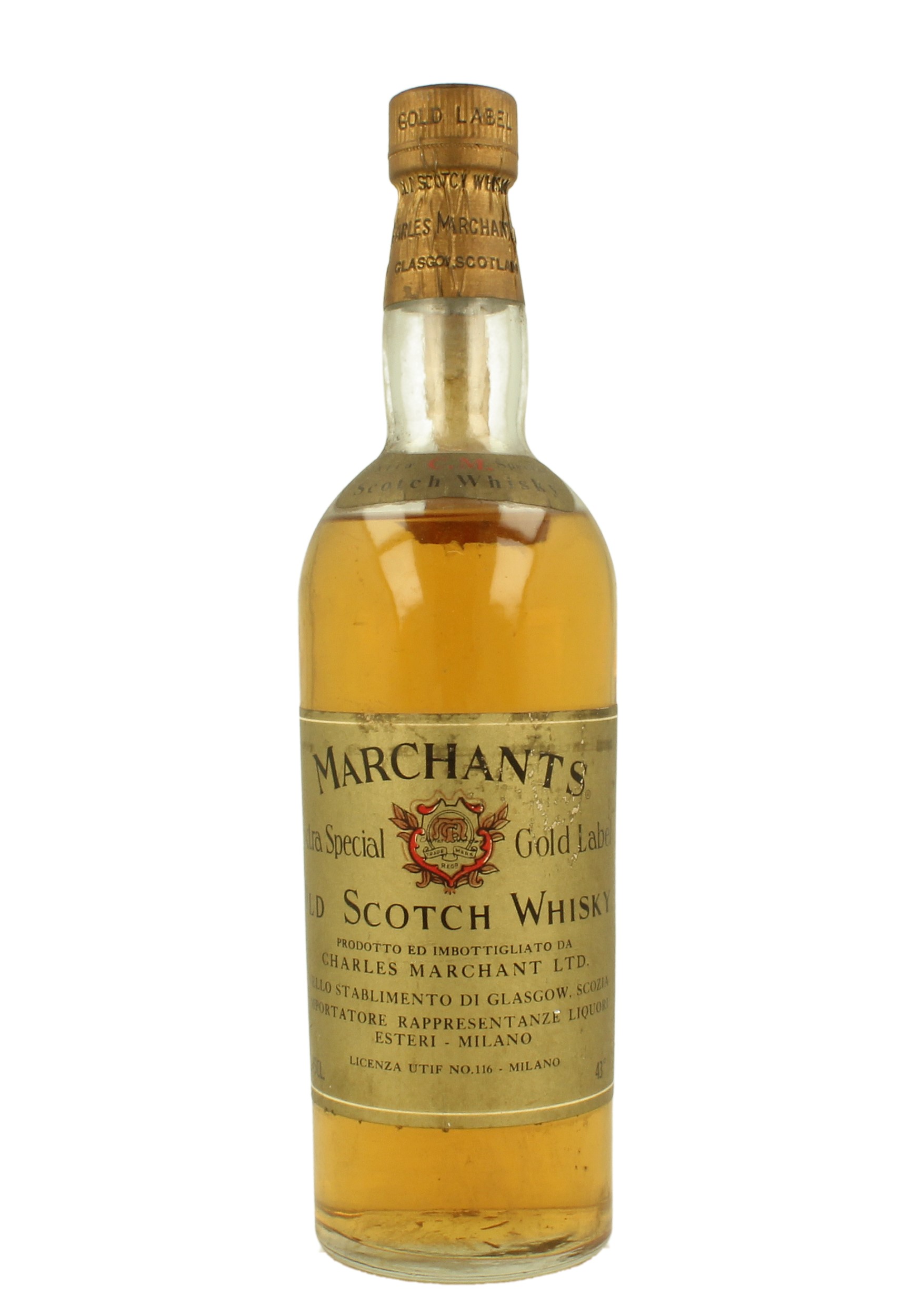 MARCHANTS Gold Label Bot.60/70's 43% 75cl Charles Marchant - Blended ...