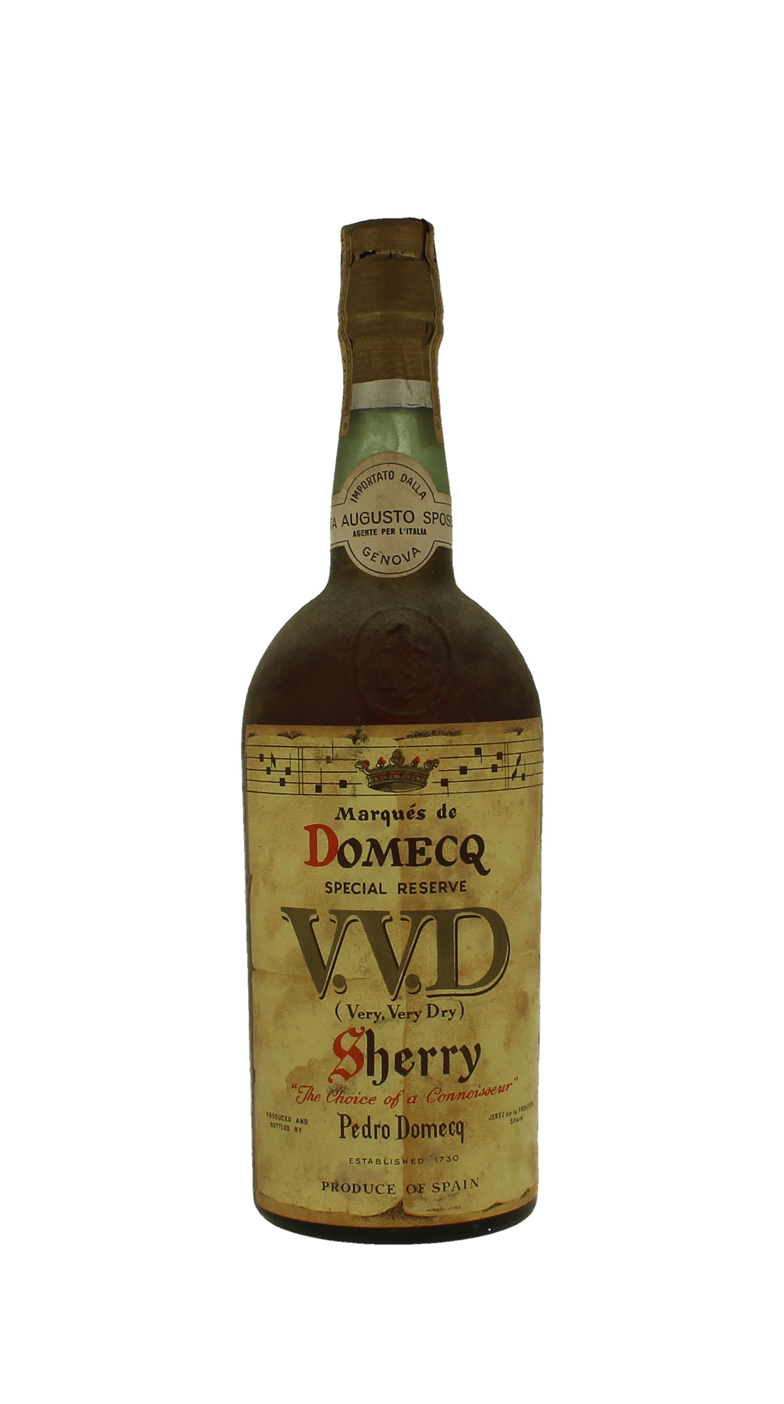 Marquis De Domecq Sherry Wine Bot 60/70's 75cl very very dry - Products ...