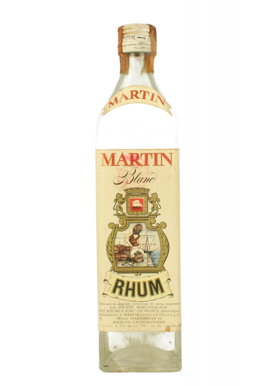 MARTIN RHUM 75cl 40% Pilla SPA - Rum - Products - Whisky Antique ...