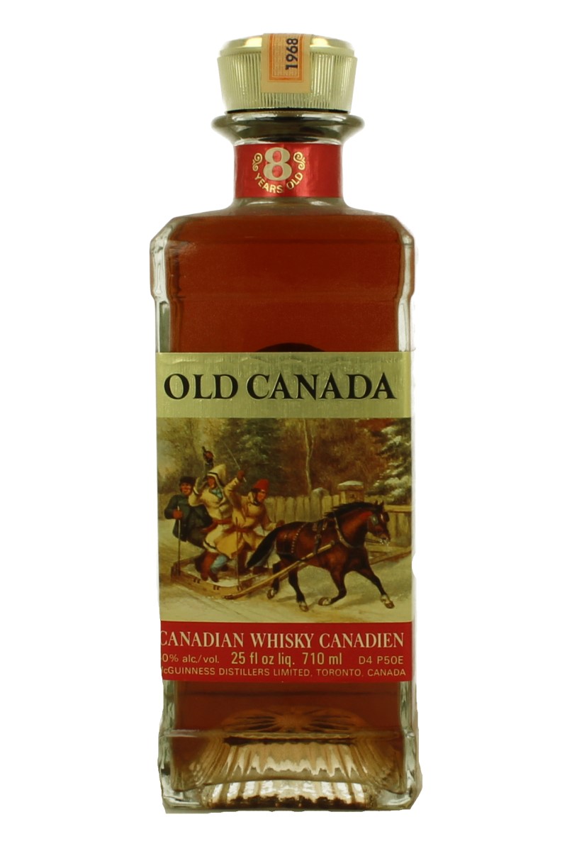 MCGUINNESS Old Canada whiskey 8 years Old bottled 1968 71cl 40% ...