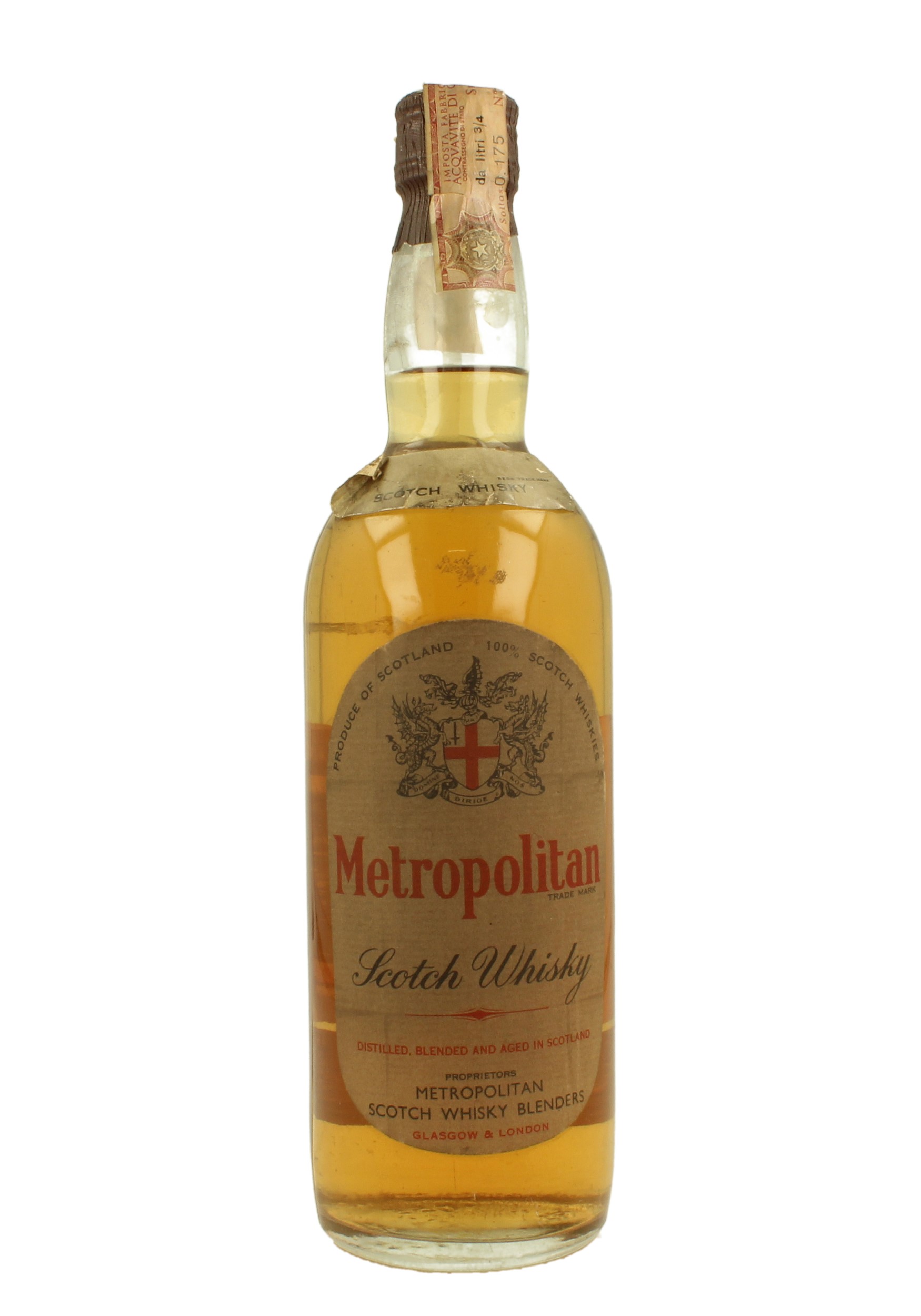 METROPOLITAN Bot.60/70's 75cl 43% - Blended - Products - Whisky Antique ...