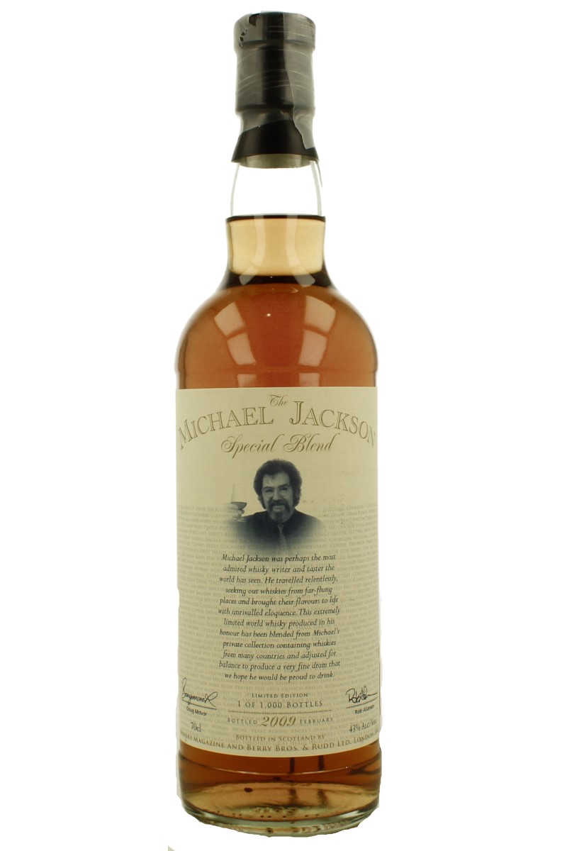 Michael Jackson Special Blend Scotch Whisky Bottled 2009 70cl 43% Only ...