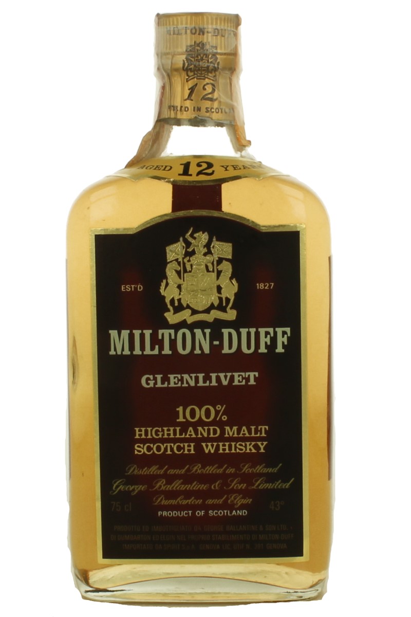 Milton Duff 12 Years Old - Bot.70's 75cl 43% OB - - Products - Whisky ...