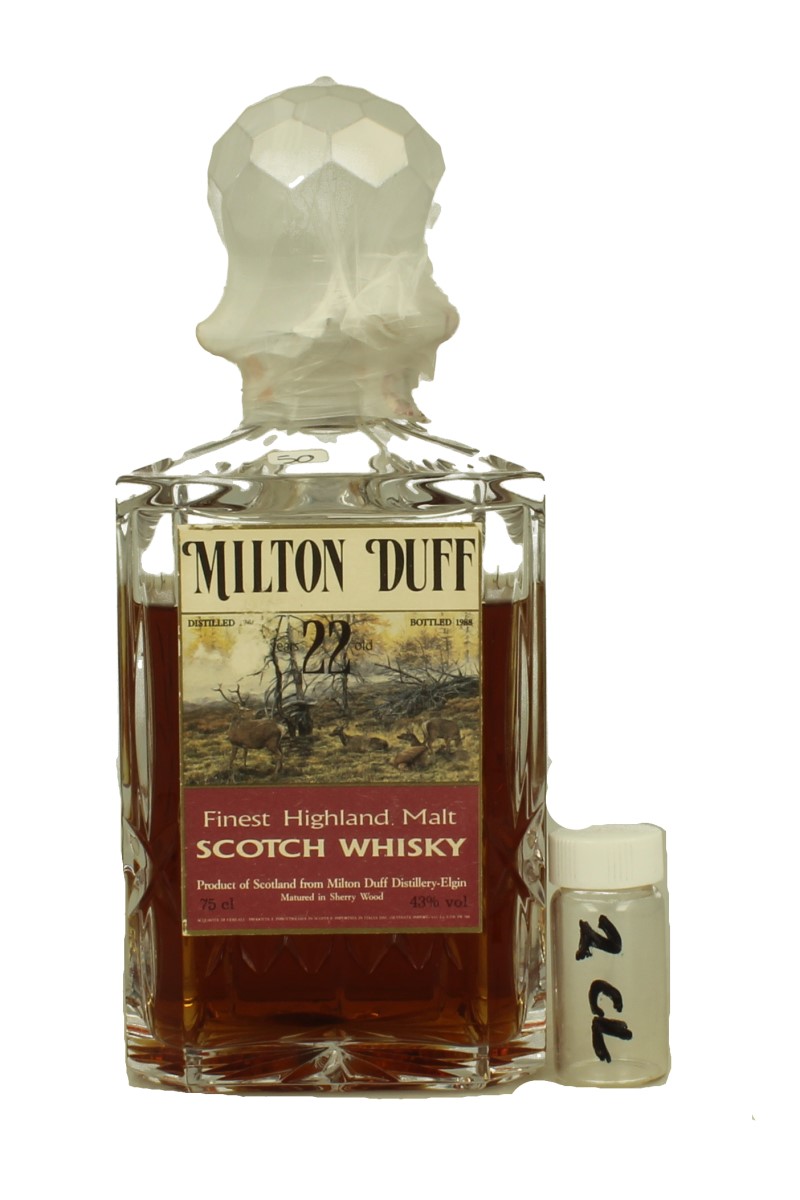Milton Duff SAMPLE 22 Years Old 1966 1986 2cl 43% Sestante - SAMPLE 2 ...