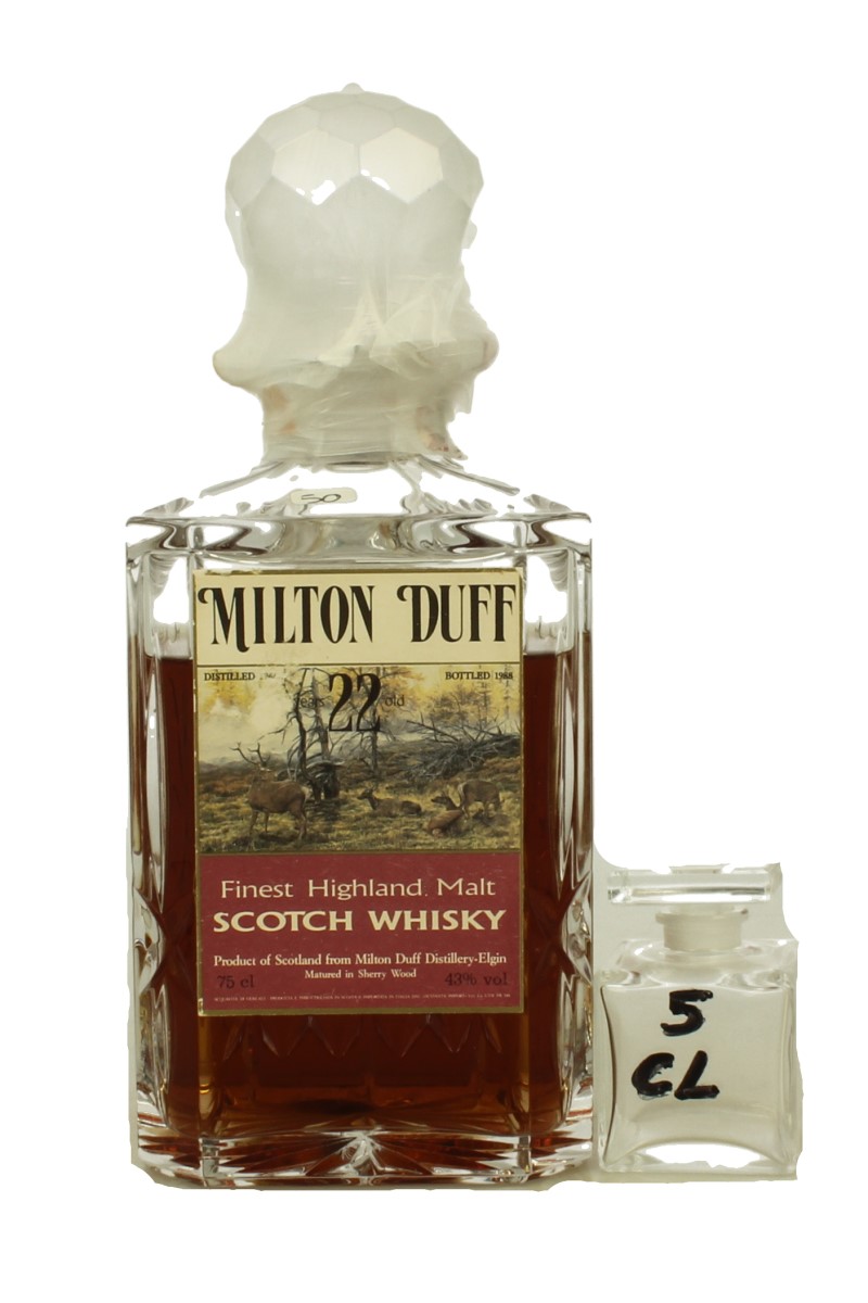 Milton Duff SAMPLE 22 Years Old 1966 1986 5cl 43% Sestante - SAMPLE 5 ...