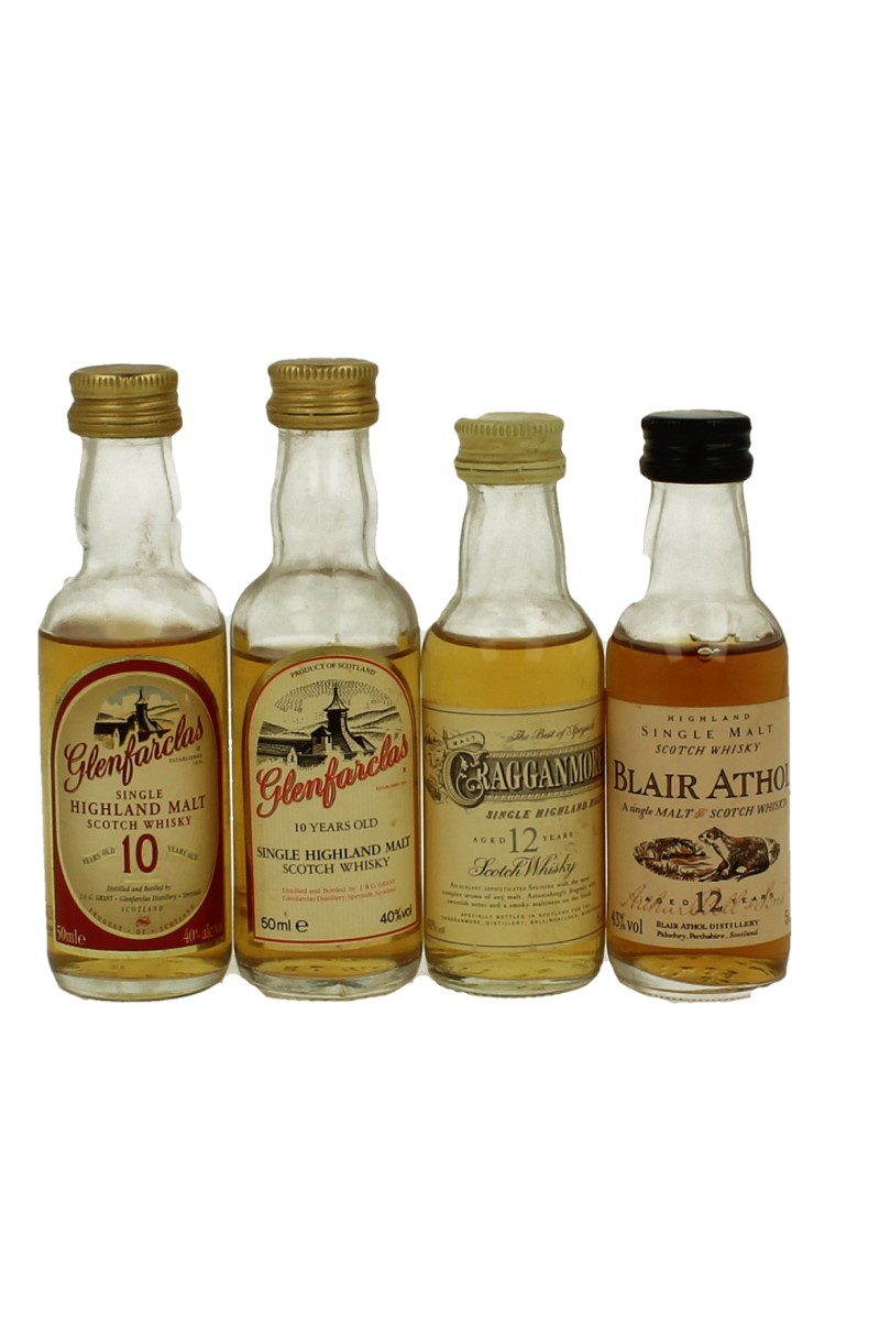 MINIATURE SET Mixed Speyside whisky 14x 5cl 40% - Products - Whisky ...