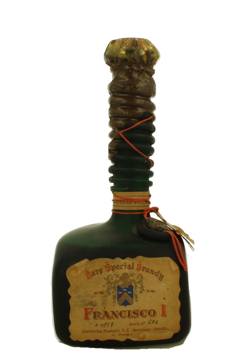 Montplet Francisco Brandy - Bot.60's or early 70's 75cl 40% OB- - Products - Whisky Antique ...
