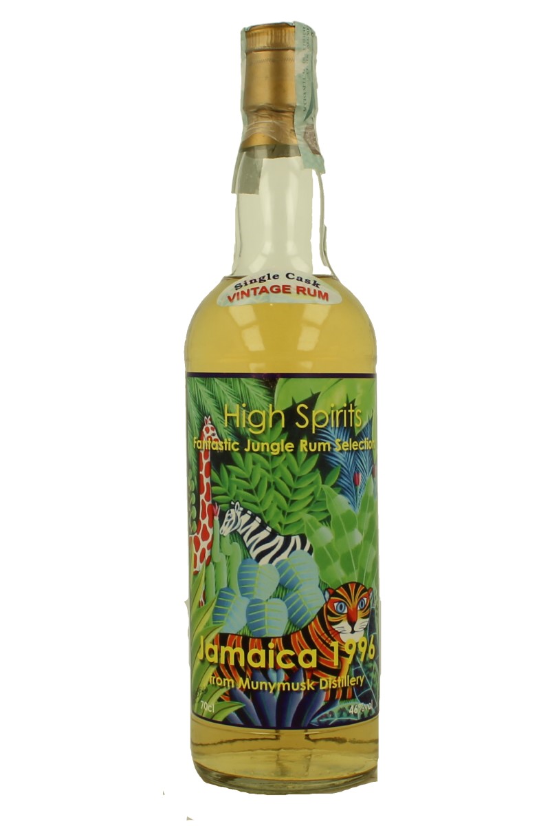 MONYMUSK Distillery Jamaica Rum 1996 70cl 46% High Spirits - Jungle Rum ...